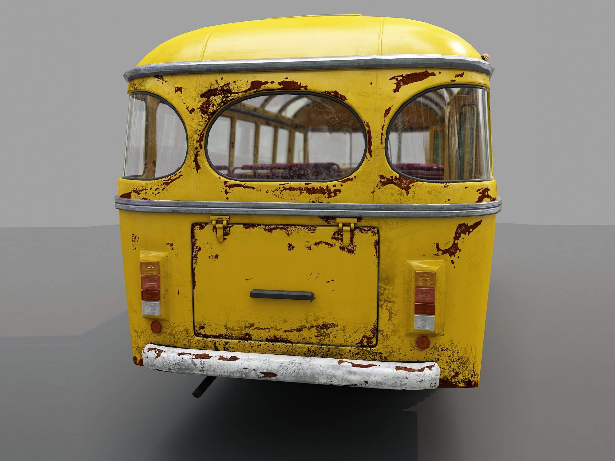 Bus PAZ - 672 3D Model by Takoyto