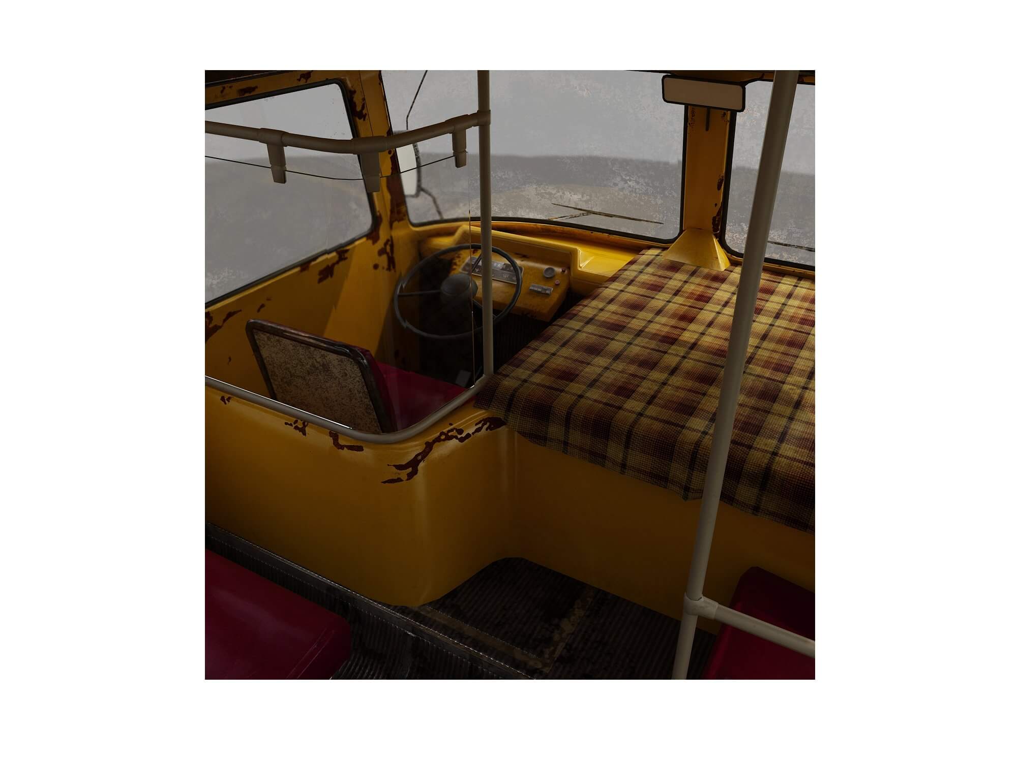 Bus PAZ - 672 3D Model by Takoyto