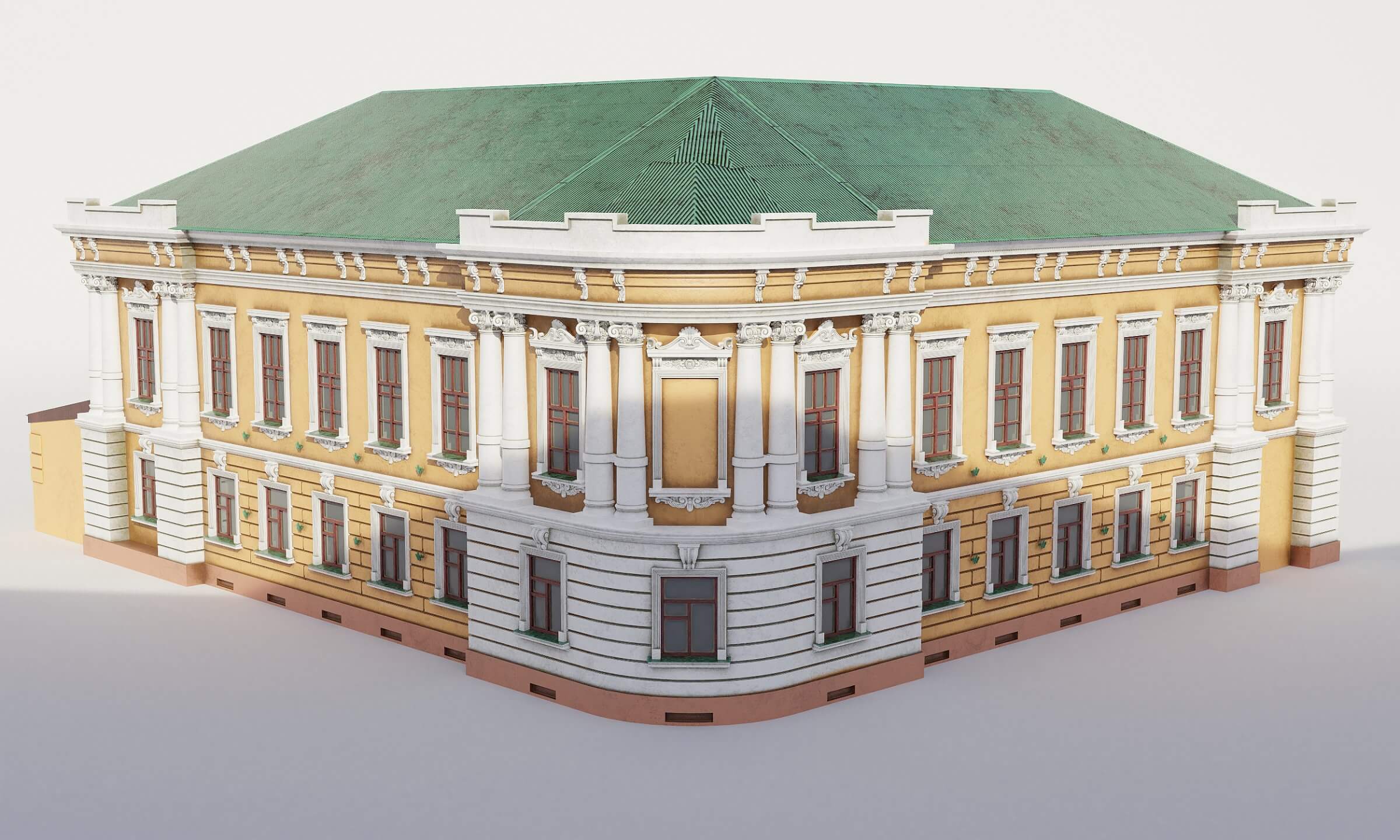 Old Building - 3D Model by Takoyto