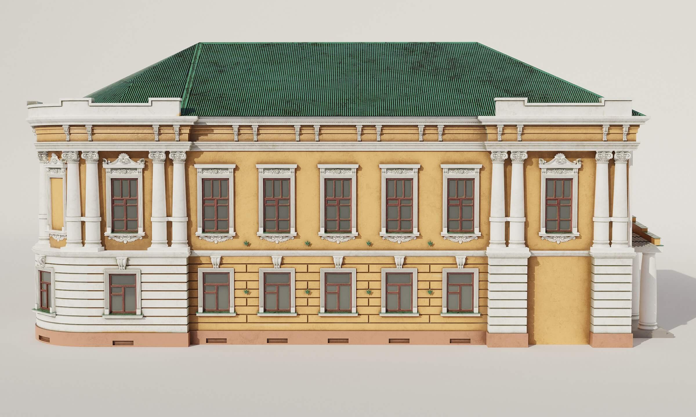 Old Building - 3D Model by Takoyto