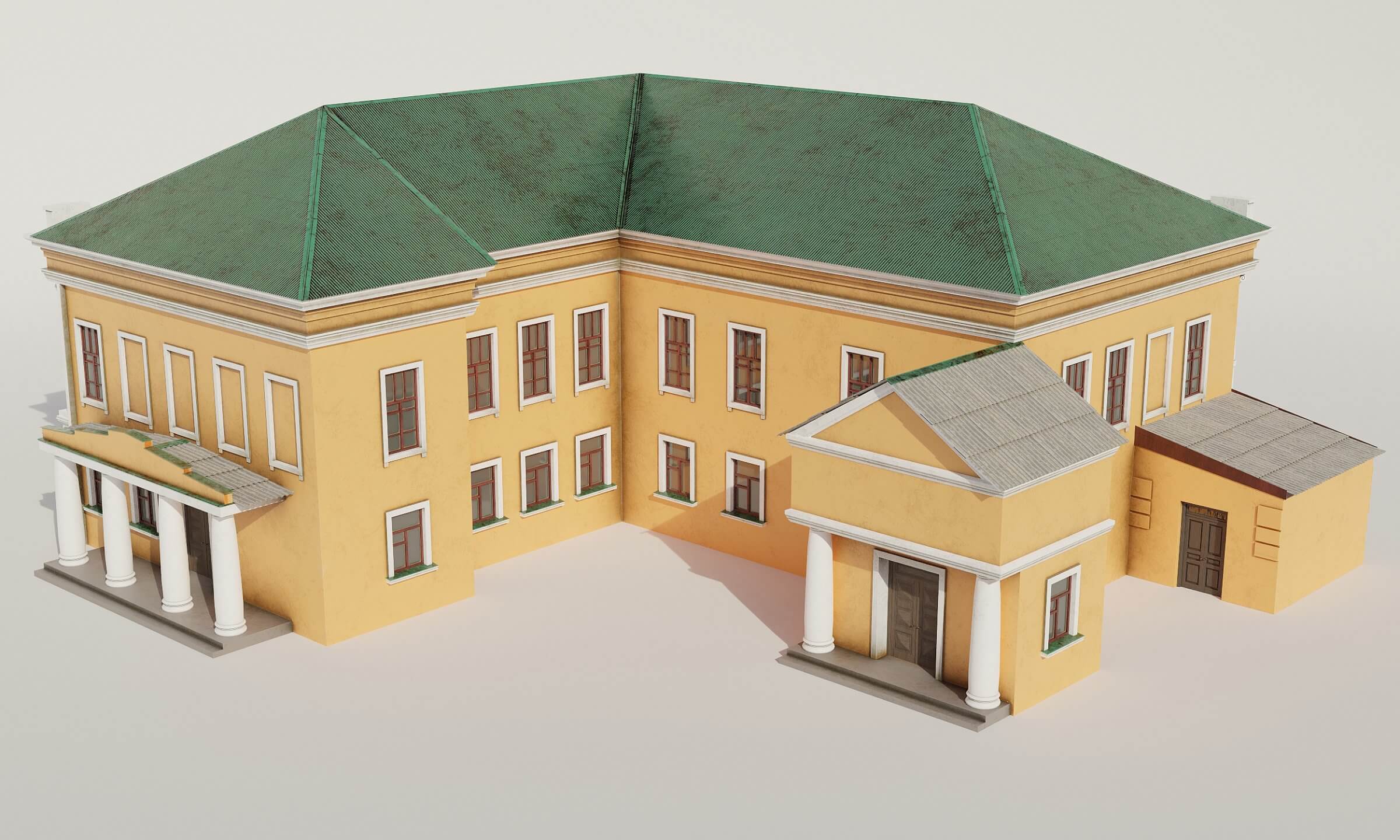 Old Building - 3D Model by Takoyto