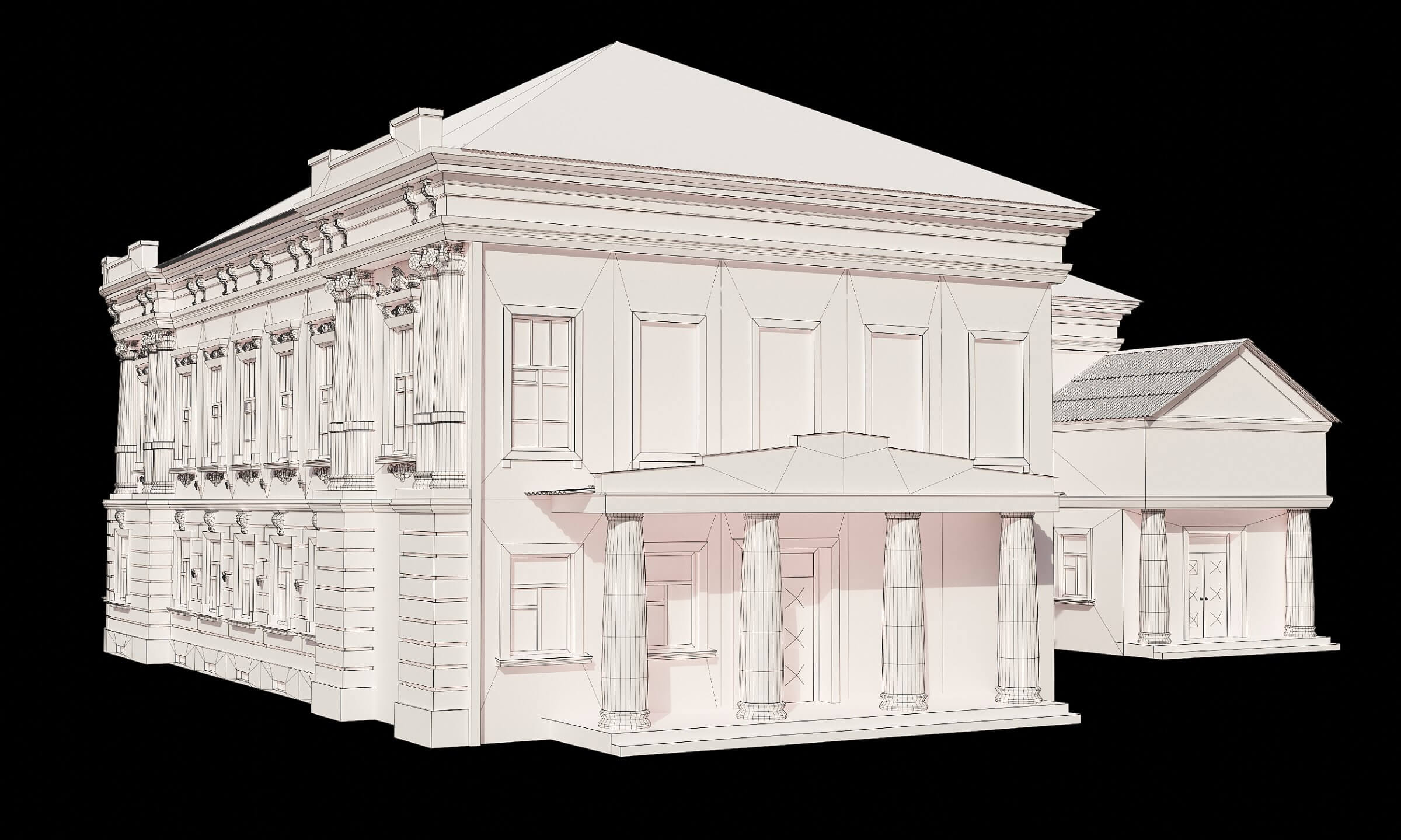 Old Building - 3D Model by Takoyto