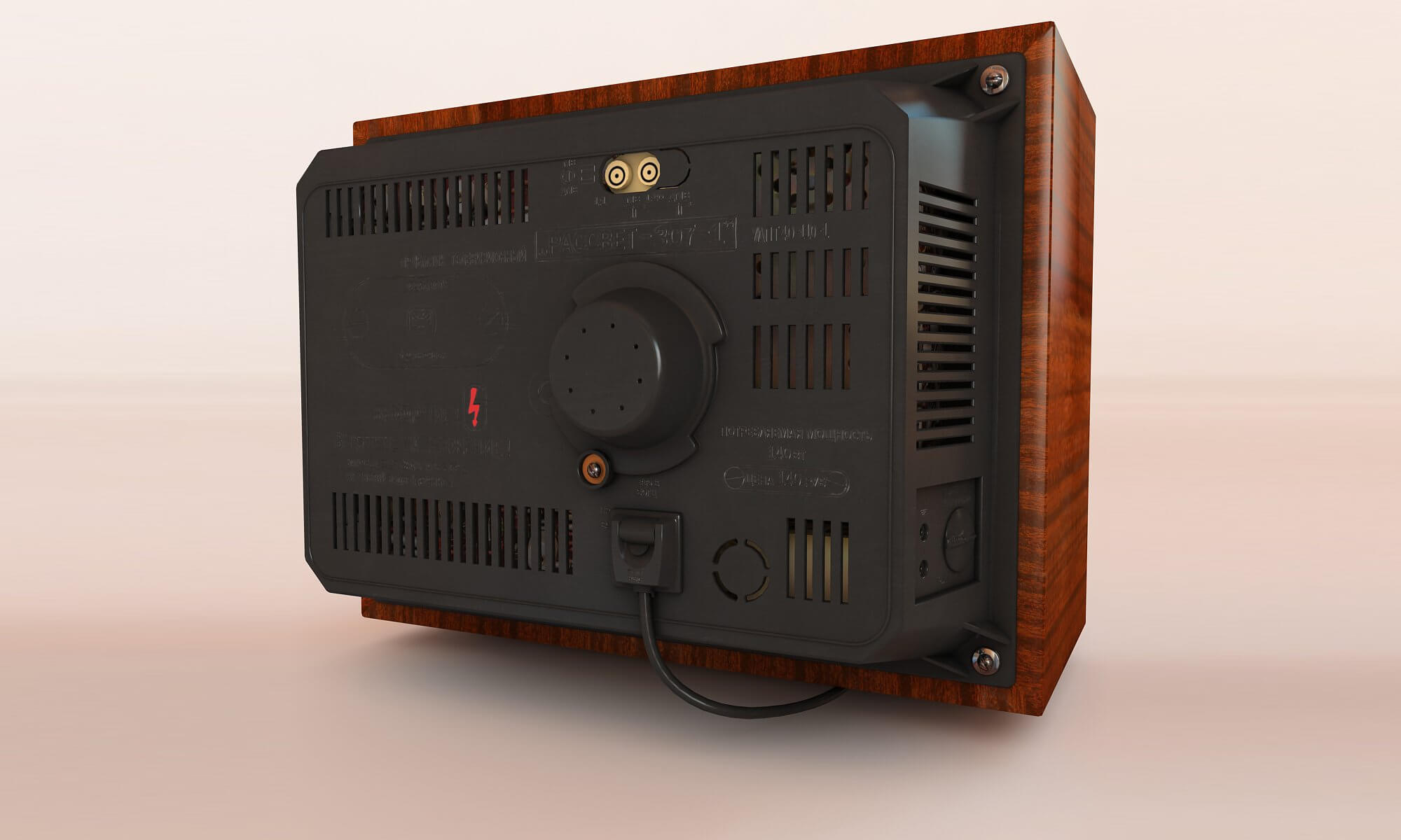 Retro Old TV - 3D Model by Takoyto