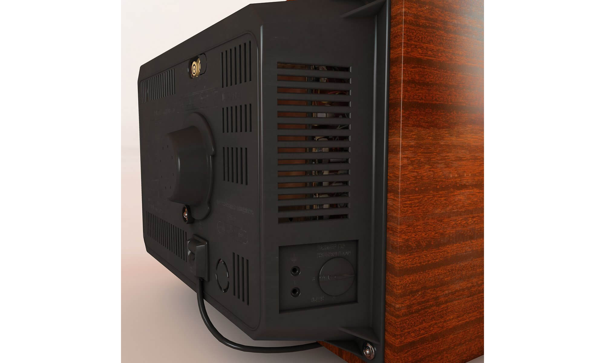 Retro Old TV - 3D Model by Takoyto