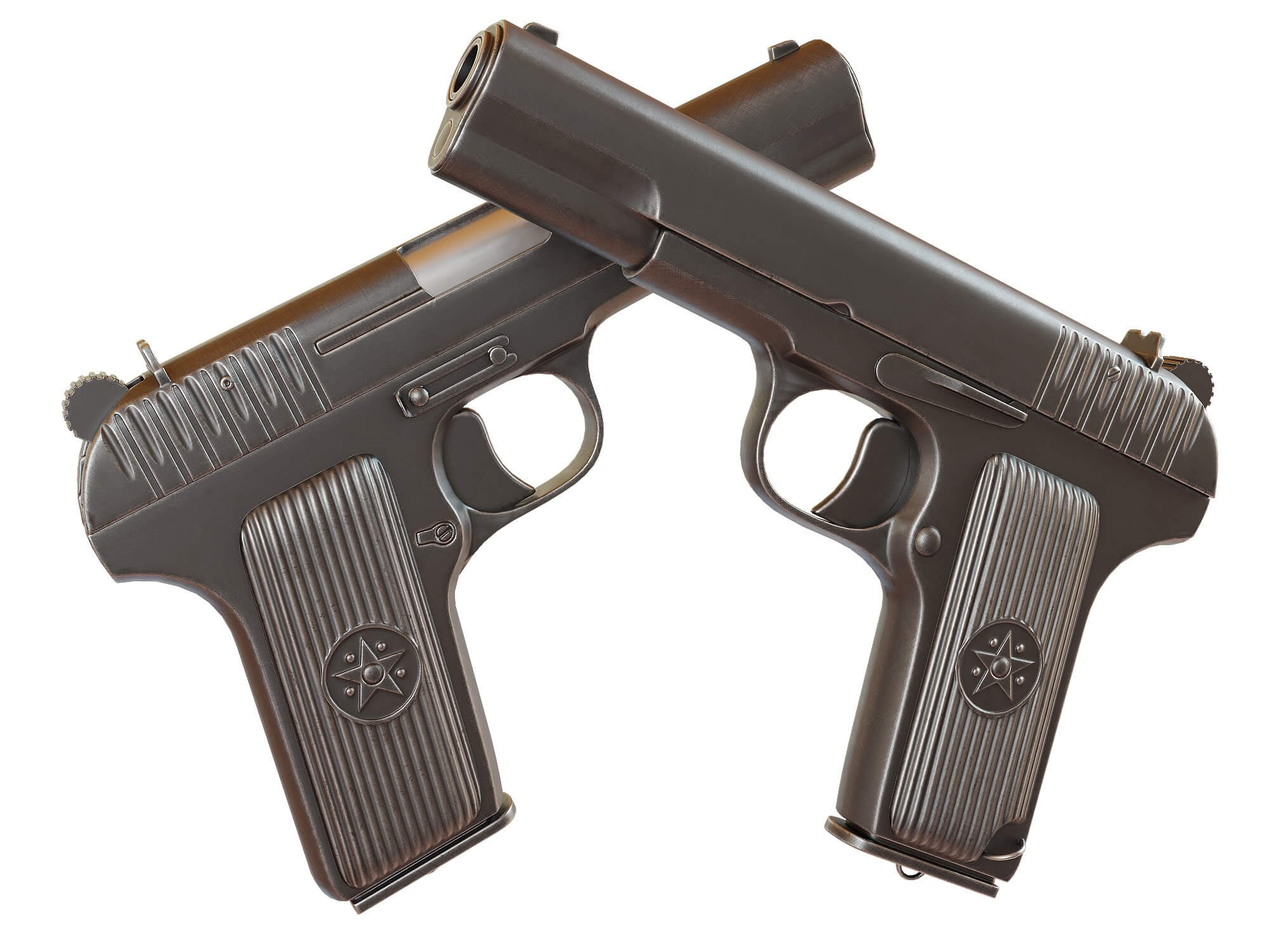 TT Gun - 3D Model by Takoyto