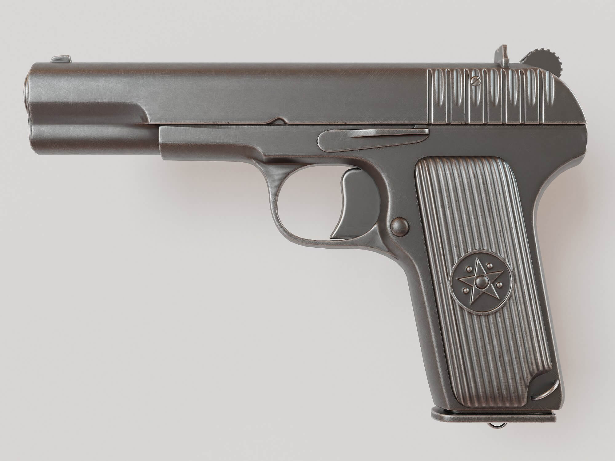 TT Gun - 3D Model by Takoyto