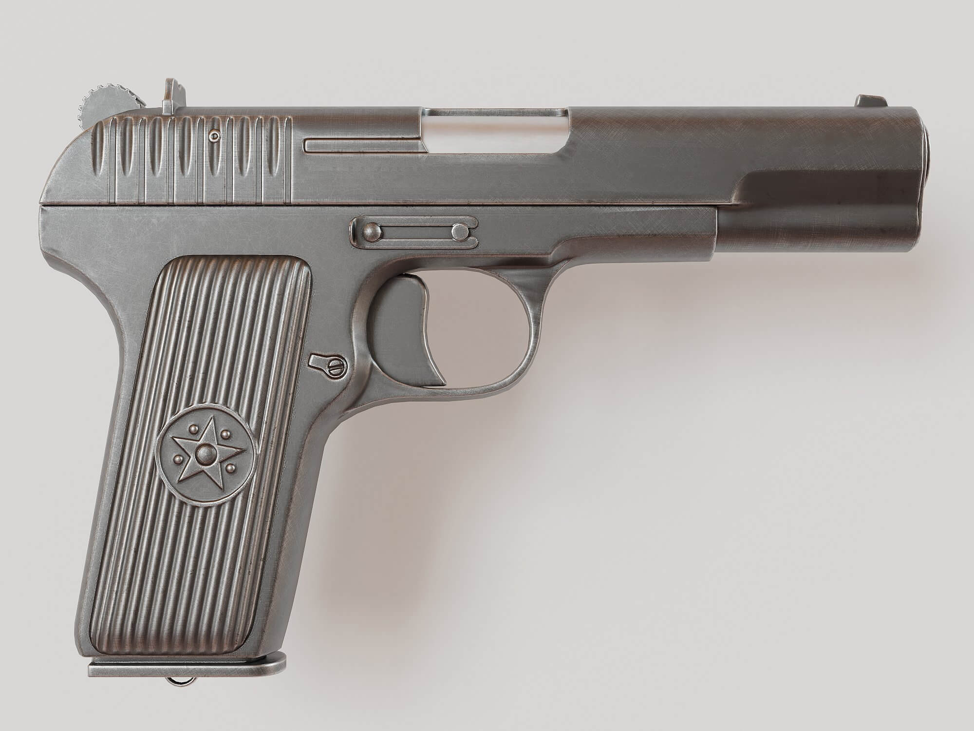 TT Gun - 3D Model by Takoyto