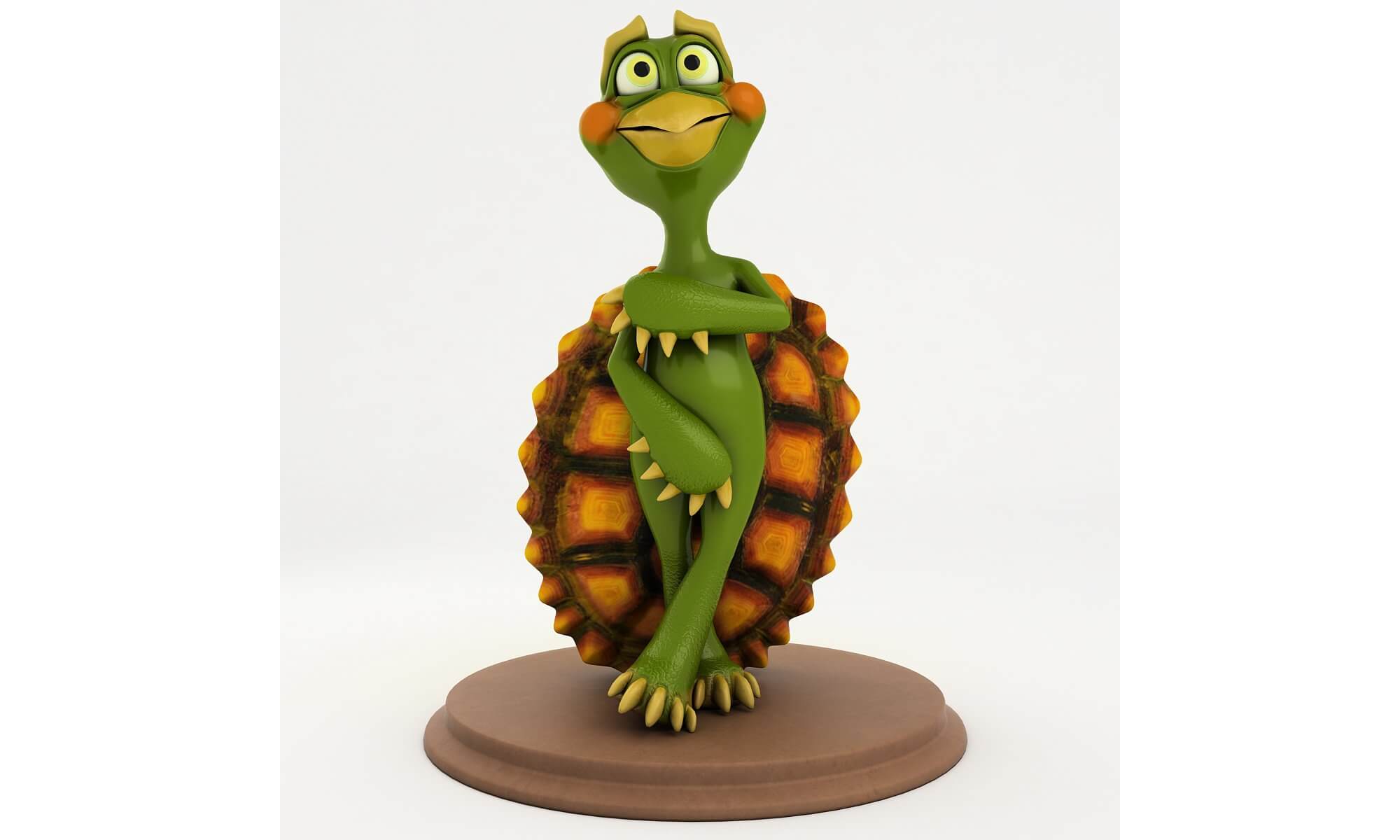 Turtle Stand For Pens and Pencils - 3D Model by Takoyto