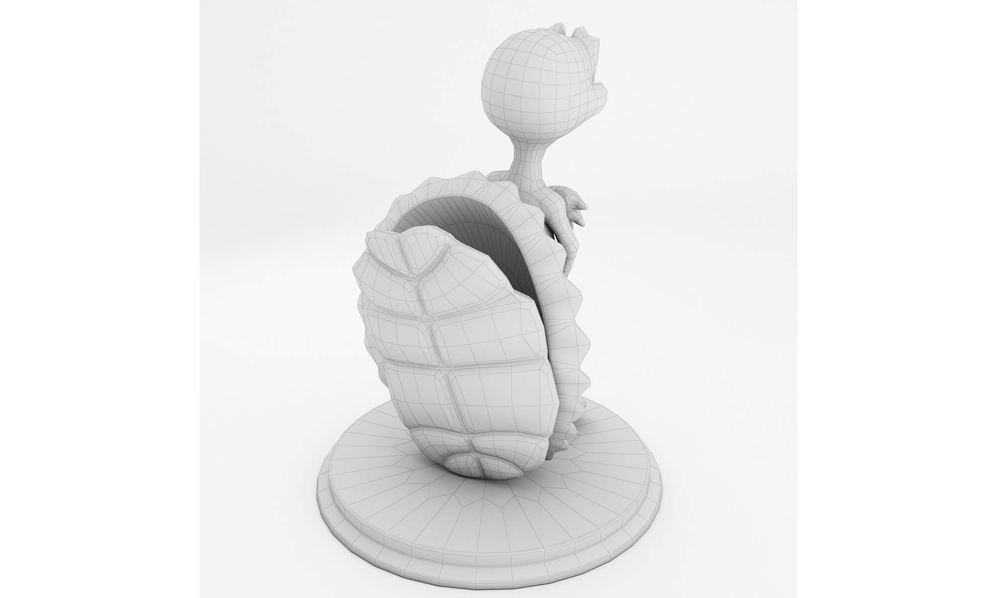 Turtle Stand For Pens and Pencils - 3D Model by Takoyto