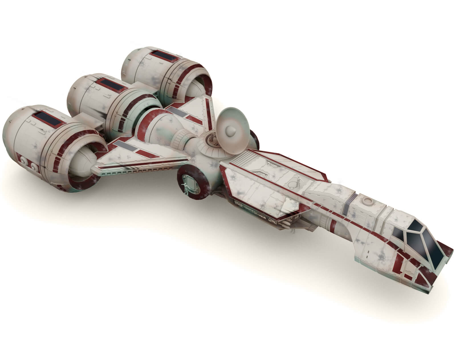 Corellian Courier WIP 01 3D Render, Digital Art by TALON-3D