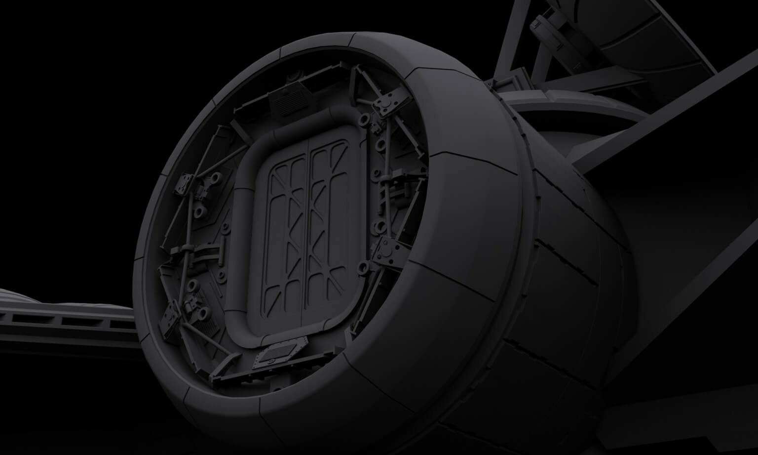 Corellian Courier WIP 02 3D Render, Digital Art by TALON-3D