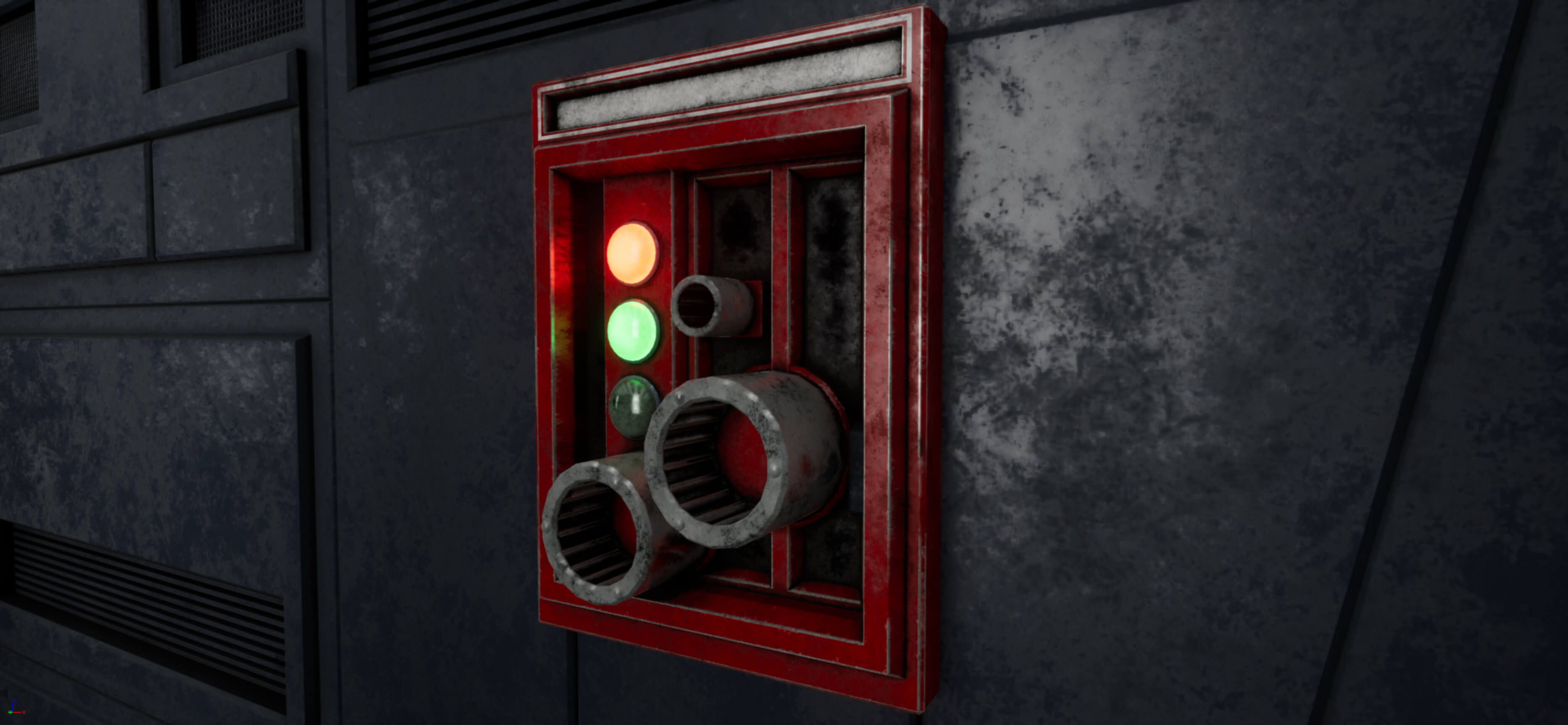 Imperial Corridor in Unreal Engine 5 02 3D Render by TALON-3D