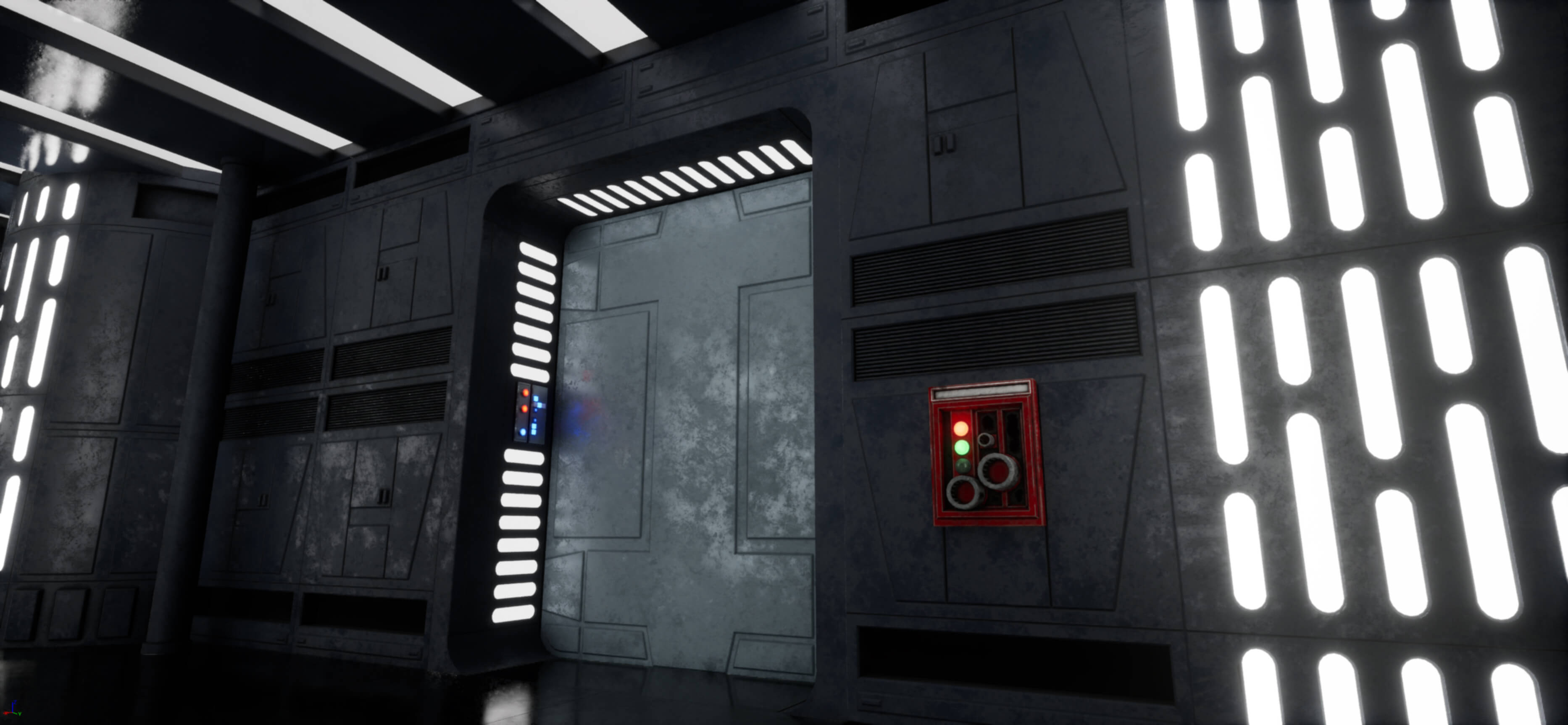 Imperial Corridor in Unreal Engine 5 02 3D Render by TALON-3D