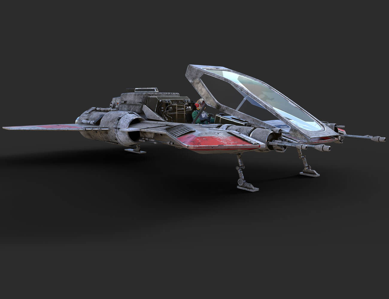 Pirate Snub Fighter for Daz by TALON-3D