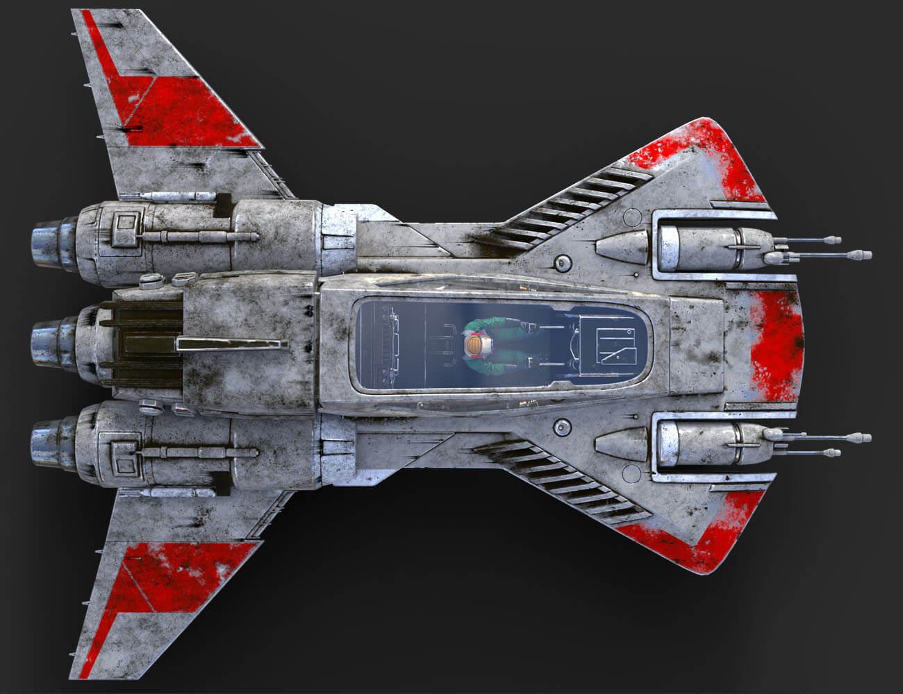 Pirate Snub Fighter for Daz by TALON-3D