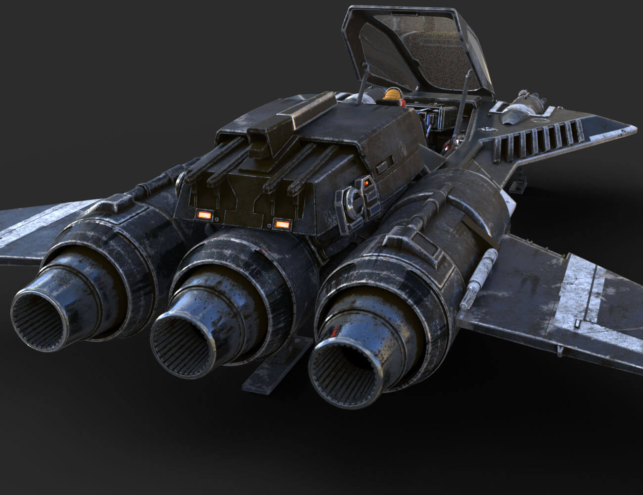 Pirate Snub Fighter for Daz by TALON-3D