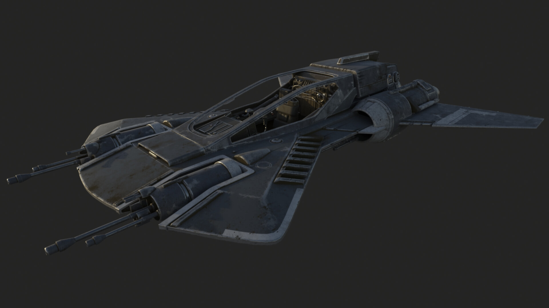 Pirate Snub Fighter - 3D Model by TALON-3D