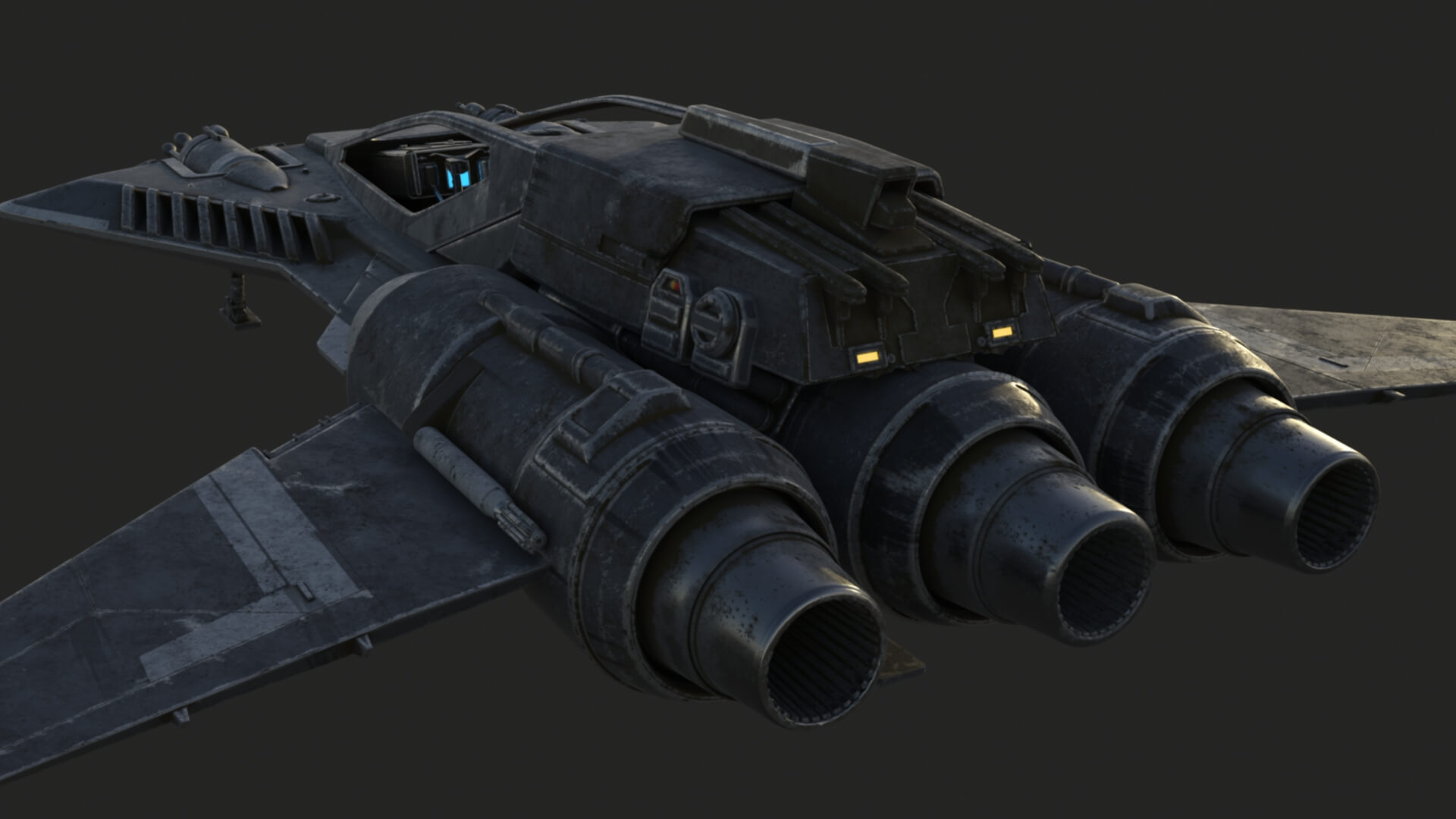 Pirate Snub Fighter - 3D Model by TALON-3D