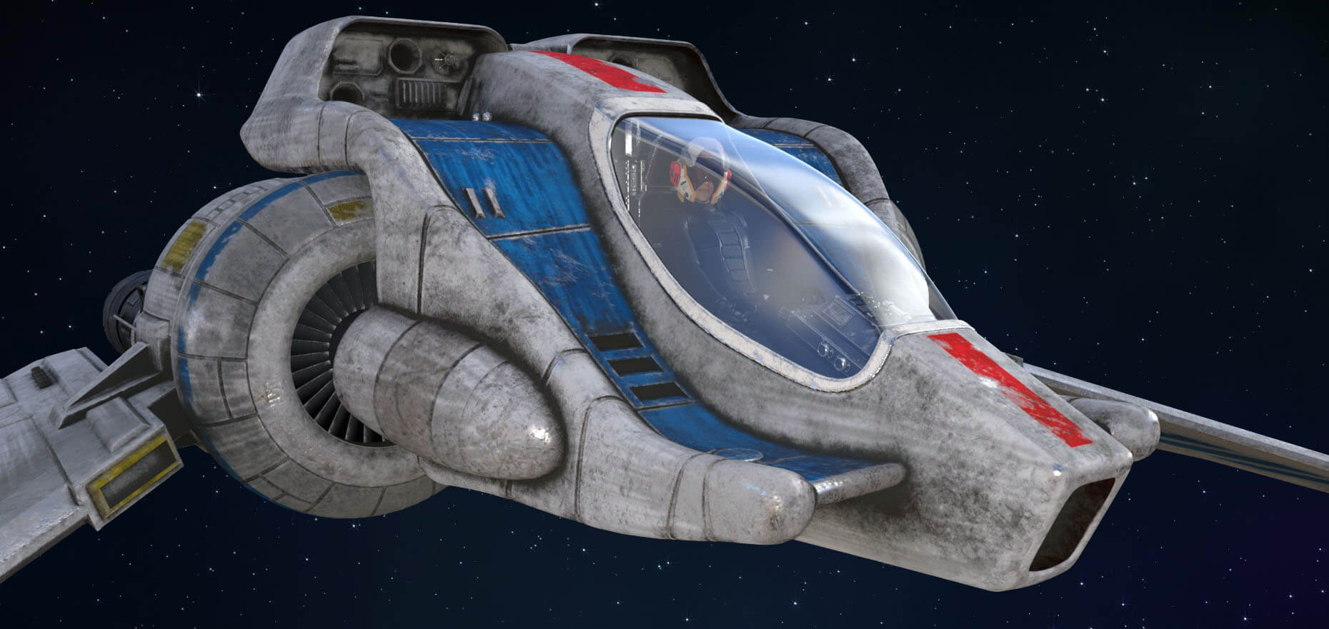 Talon V-Wing Interceptor for Daz by TALON-3D