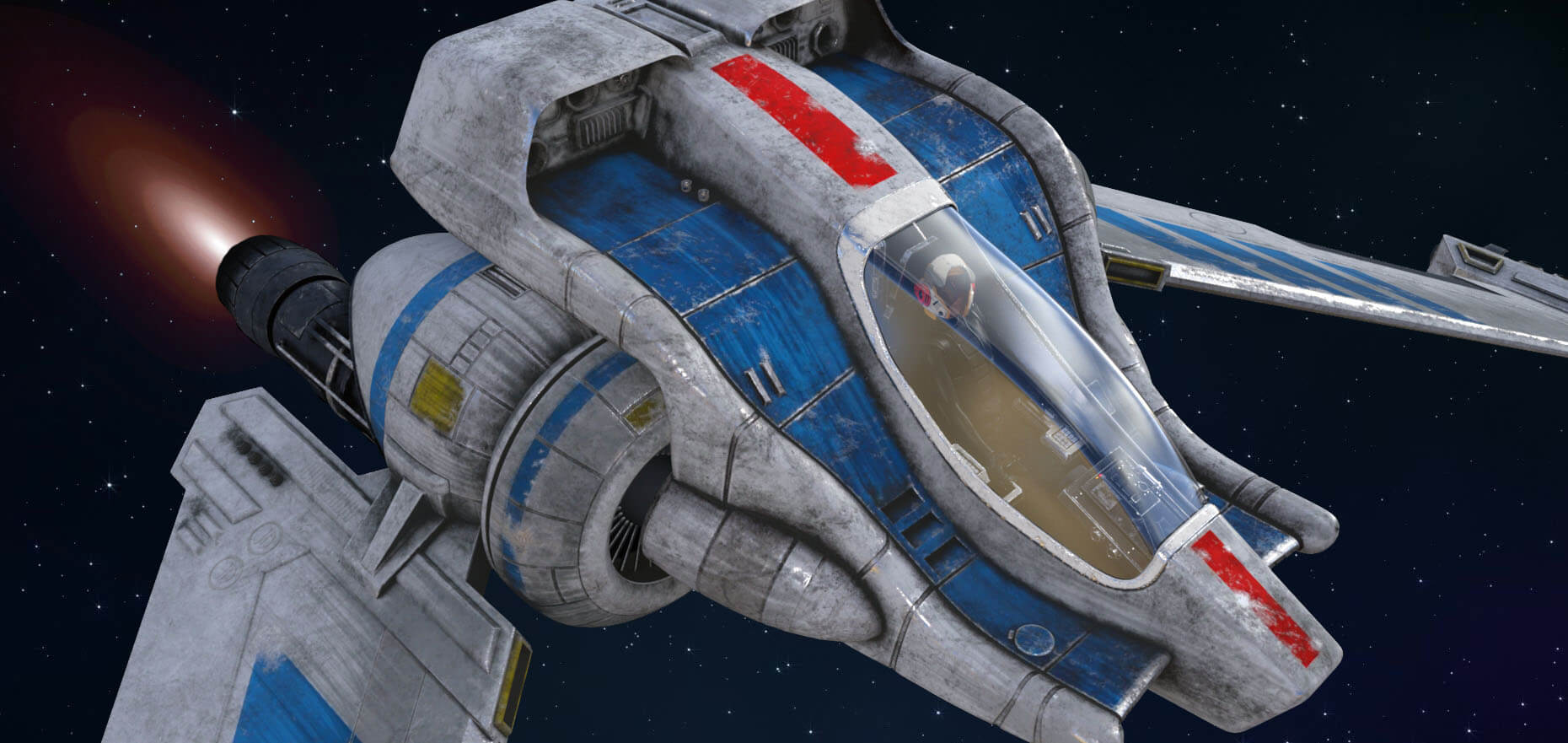 Talon V-Wing Interceptor for Daz by TALON-3D