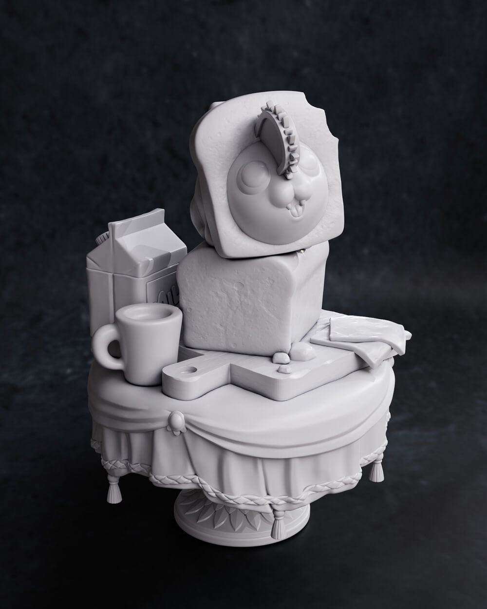 Chibi Pochita - 3D Model by Tan Wan Lin Breda