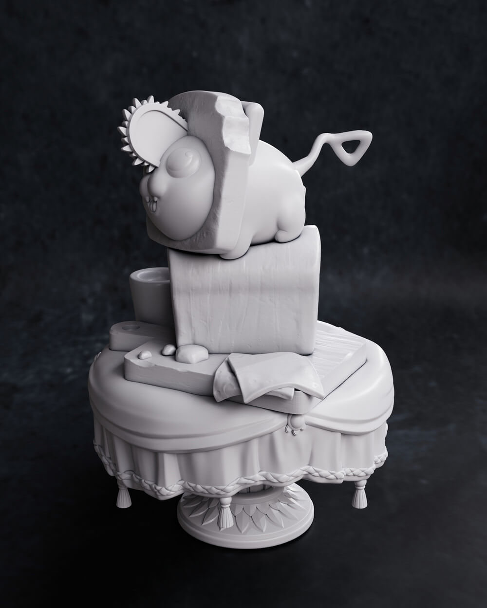 Chibi Pochita - 3D Model by Tan Wan Lin Breda