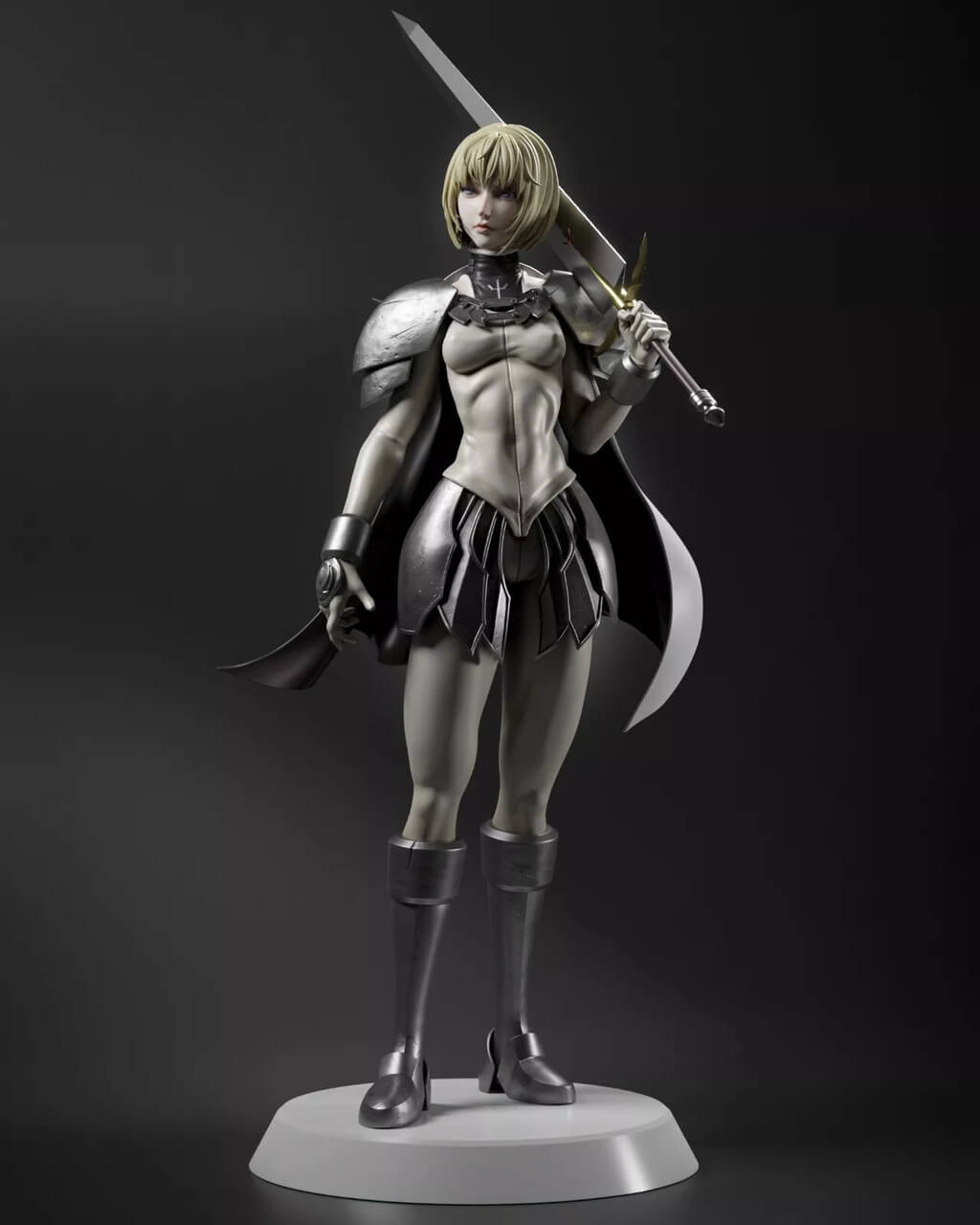 Clare - Claymore 3D Model by Tan Wan Lin Breda