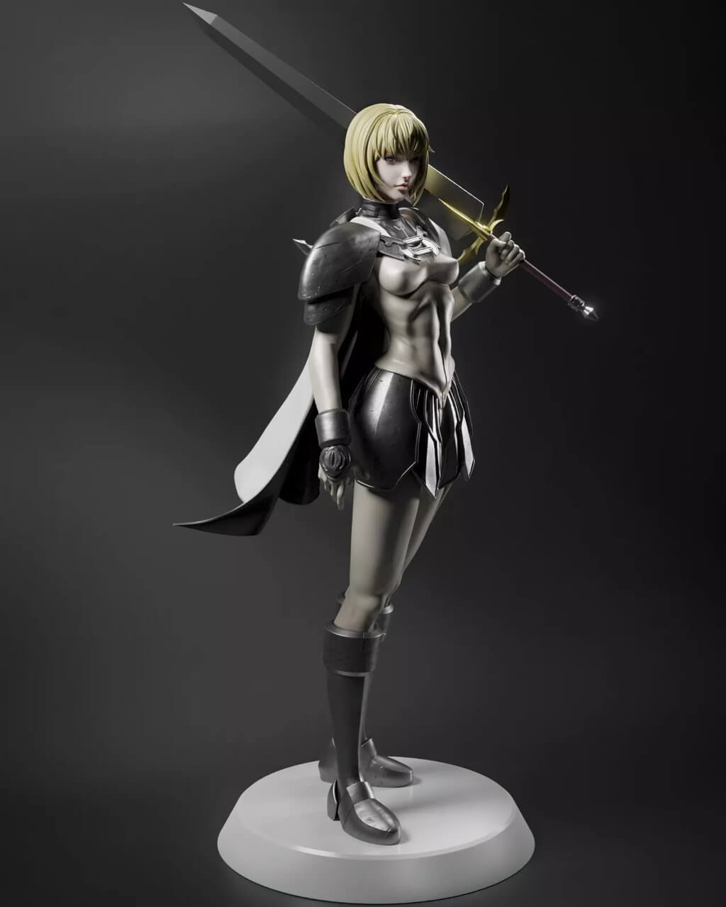 Clare - Claymore 3D Model by Tan Wan Lin Breda