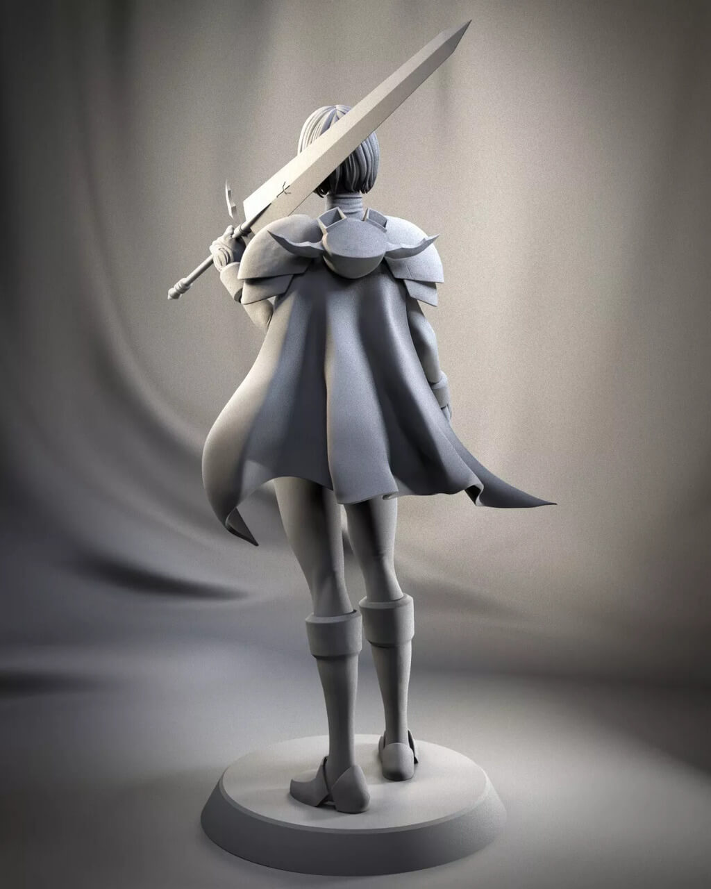 Clare - Claymore 3D Model by Tan Wan Lin Breda