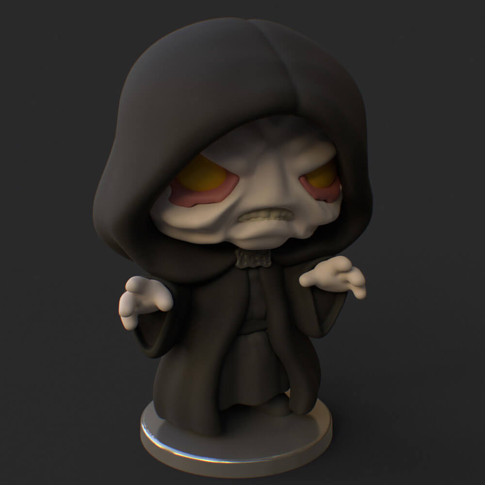 Darth Sidious - Emperor Palpatine 3D Model by Tan Wan Lin Breda