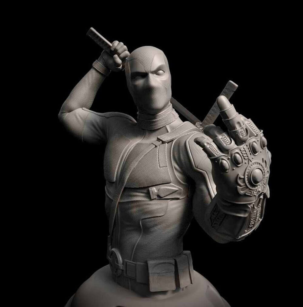 Deadpool Infinity Gauntlet - 3D Model by Tan Wan Lin Breda