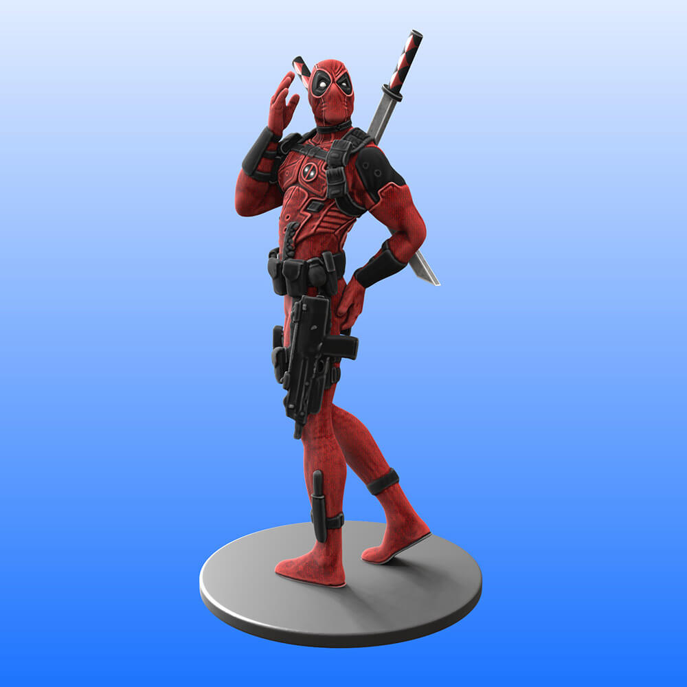 Sexy Deadpool - 3D Model by Tan Wan Lin Breda