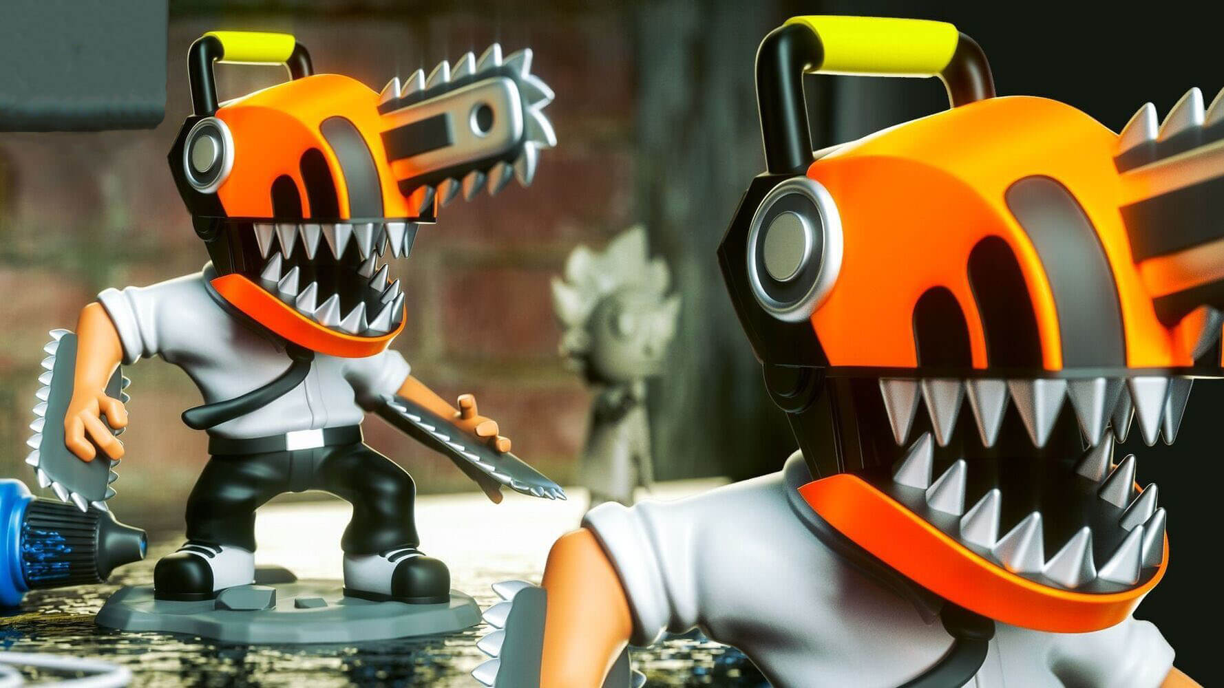 Denji Chibi Chainsaw Man - 3D Model by Tan Wan Lin Breda