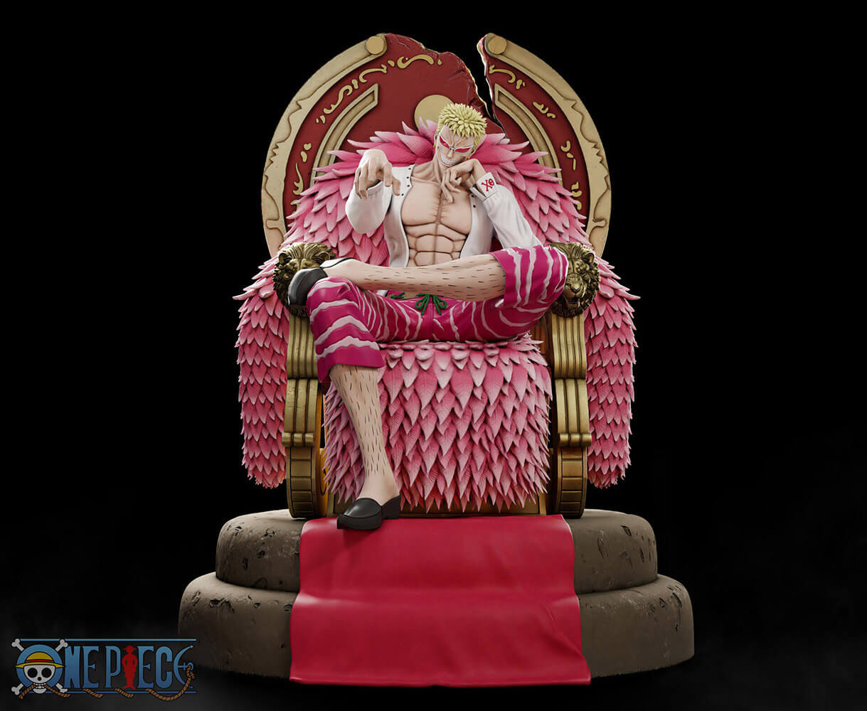 Donquixote Doflamingo - One Piece 3D Model by Tan Wan Lin Breda