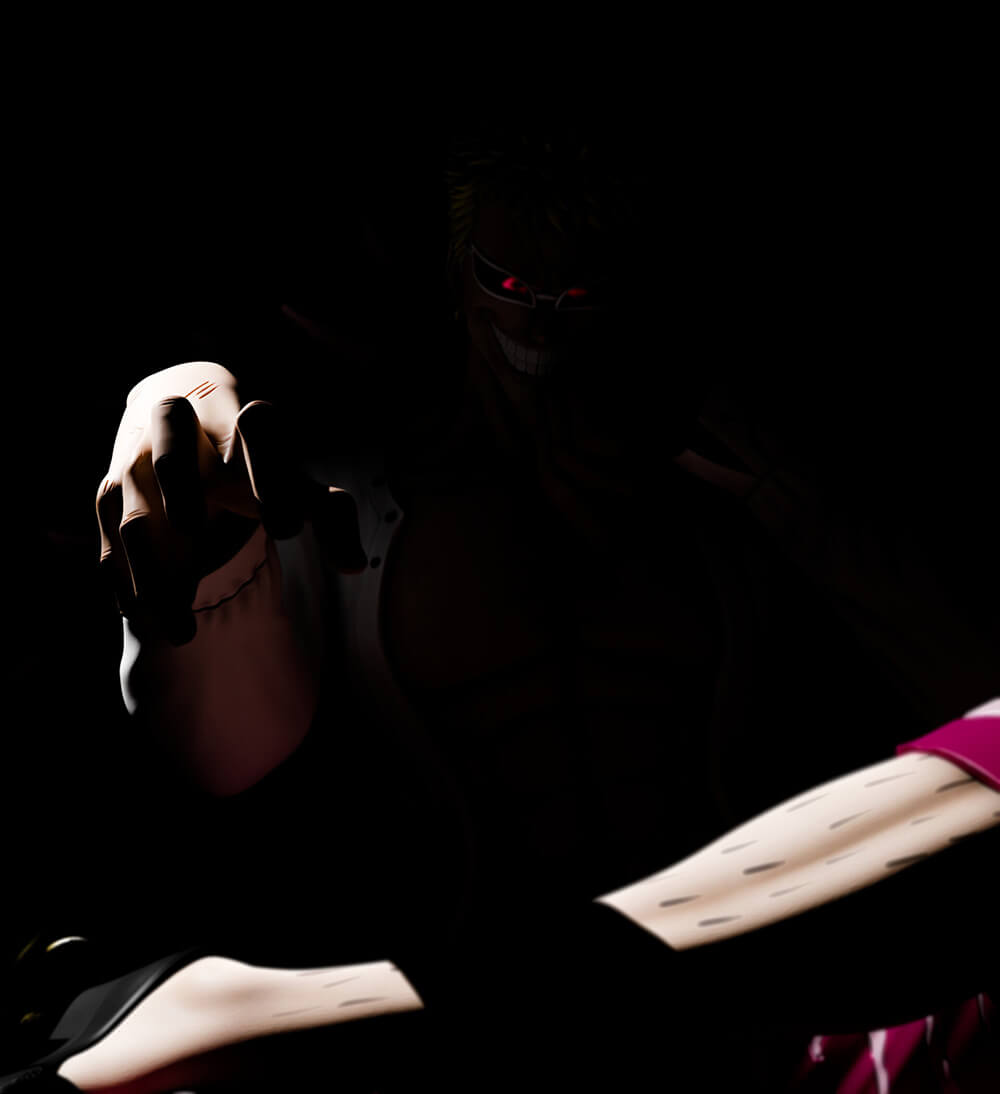 Donquixote Doflamingo - One Piece 3D Model by Tan Wan Lin Breda