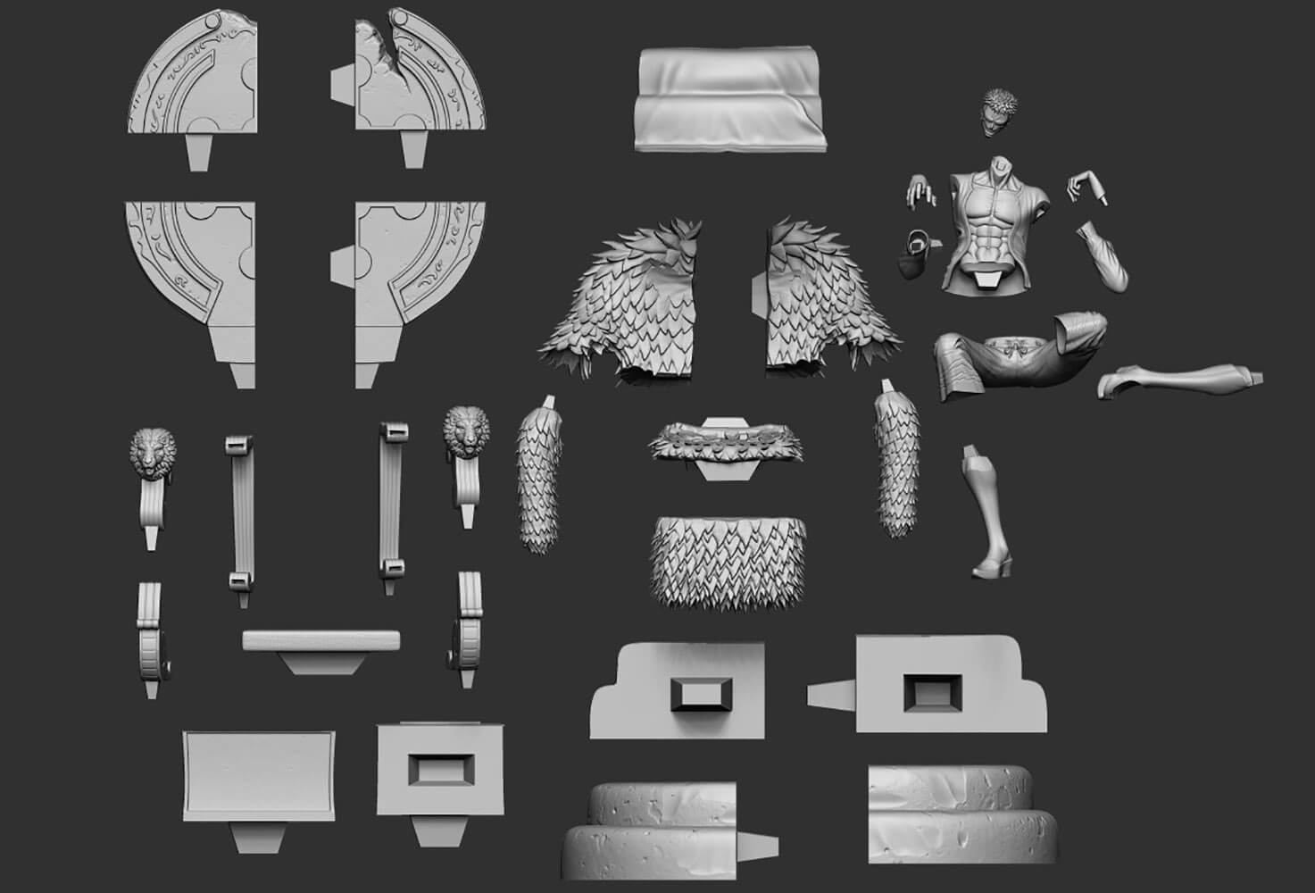 Donquixote Doflamingo - One Piece 3D Model by Tan Wan Lin Breda