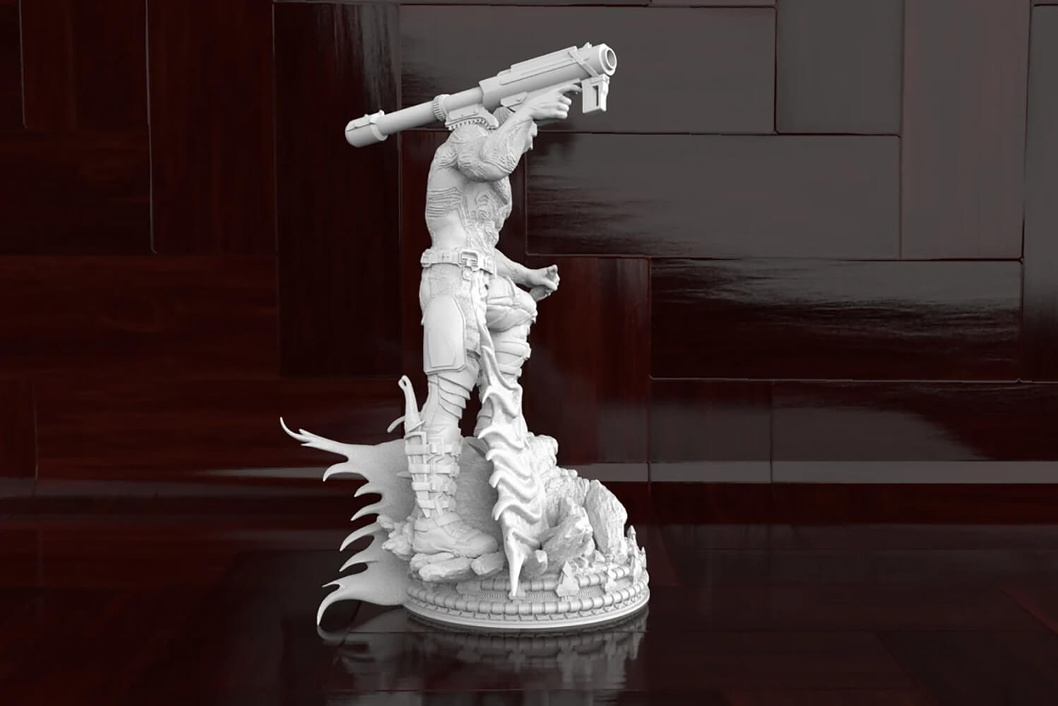 Drax The Destroyer - 3D Model by Tan Wan Lin Breda