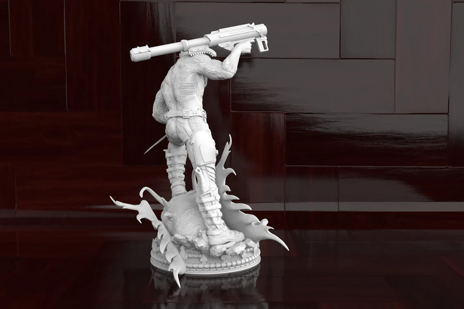 Drax The Destroyer - 3D Model by Tan Wan Lin Breda