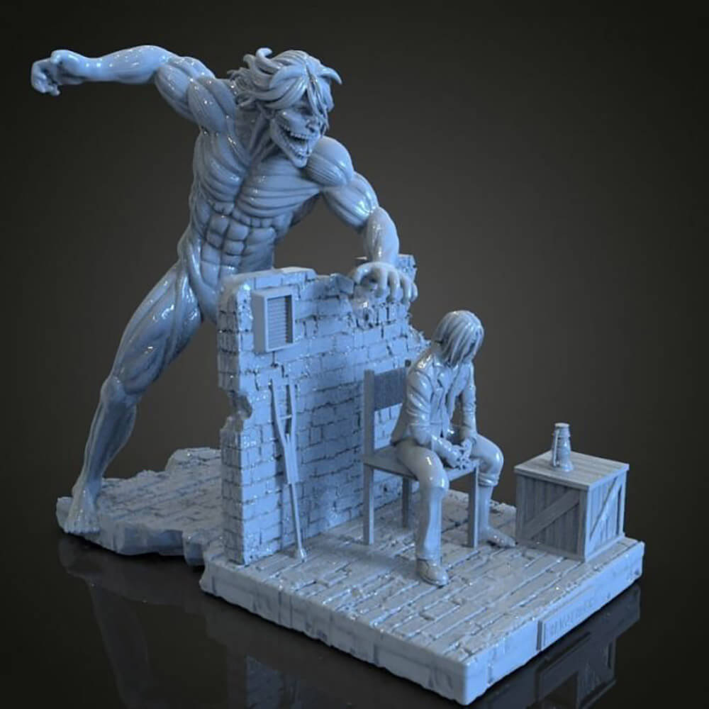 Eren Jeager Titan - 3D Model by Tan Wan Lin Breda