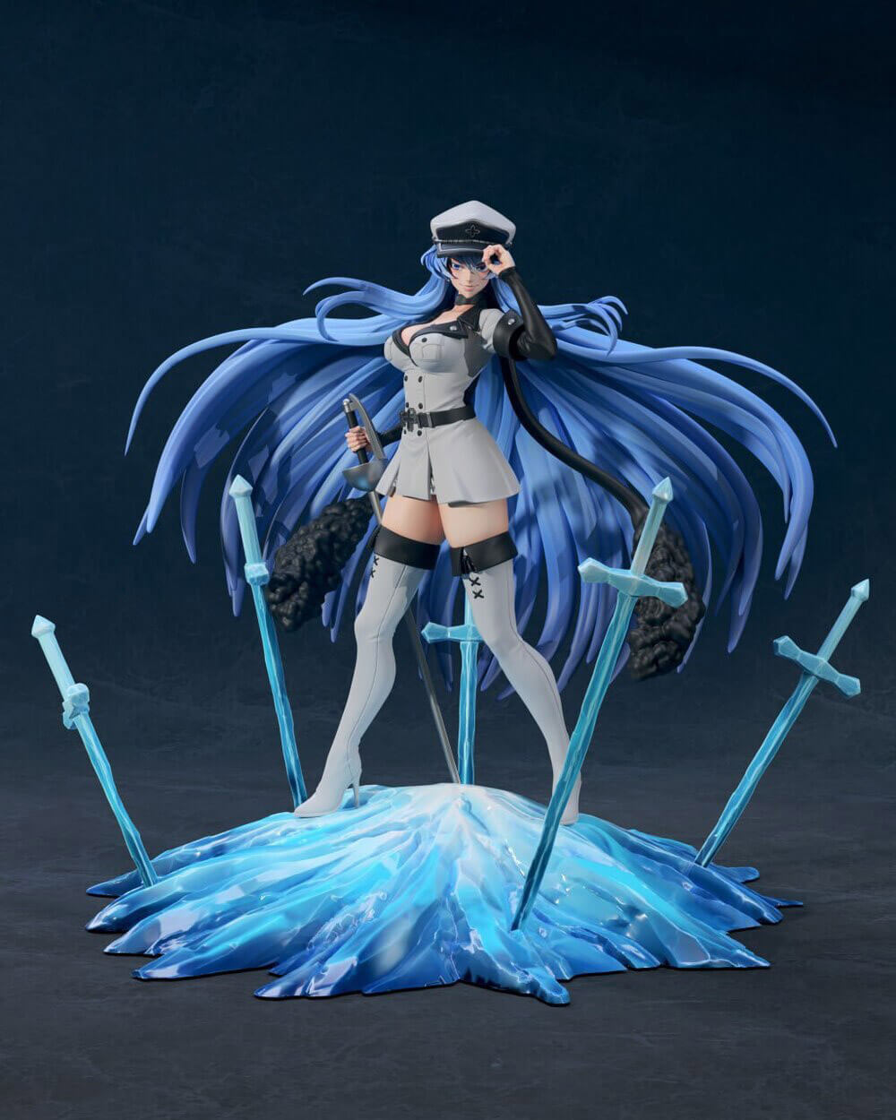 Esdeath - Akame GA Kill 3D Model by Tan Wan Lin Breda