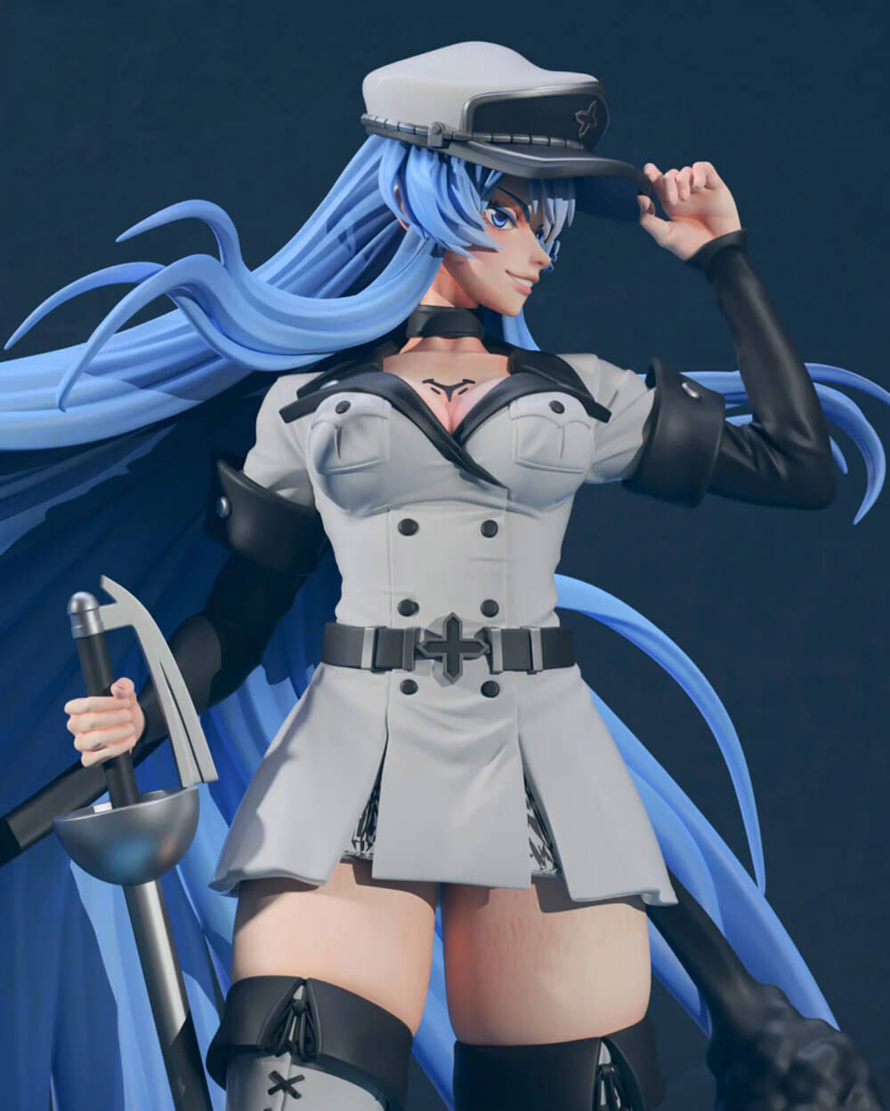 Esdeath - Akame GA Kill 3D Model by Tan Wan Lin Breda