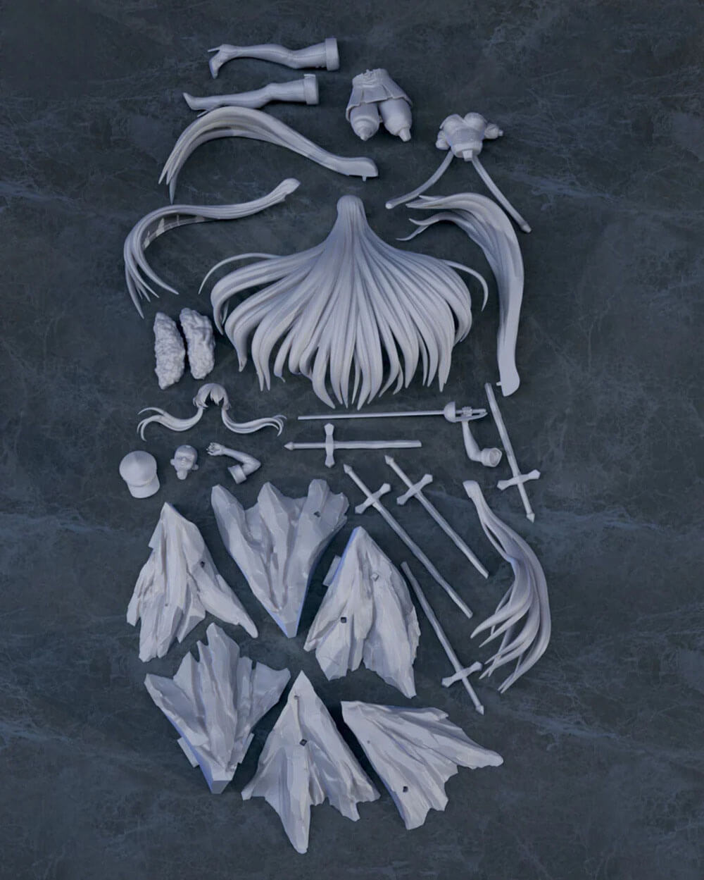 Esdeath - Akame GA Kill 3D Model by Tan Wan Lin Breda