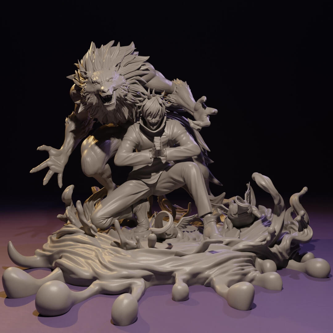 Fushiguro Megumi - Jujutsu Kaizen 3D Model by Tan Wan Lin Breda