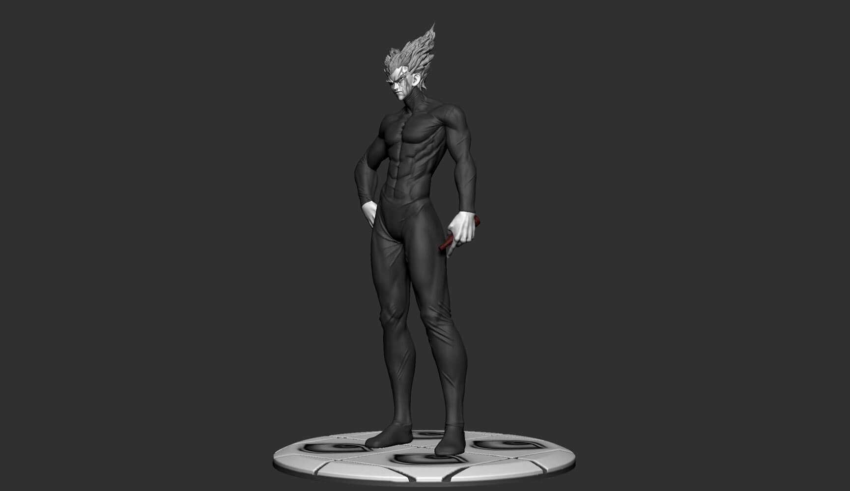 Garou - One Punch Man 3D Model by Tan Wan Lin Breda
