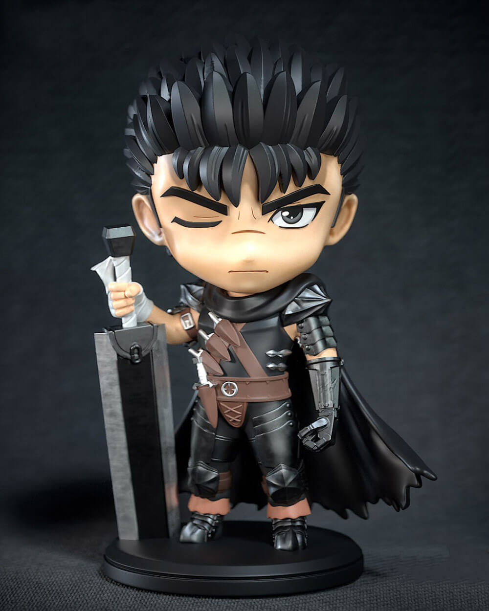 Guts Chibi - Berserk 3D Model by Tan Wan Lin Breda