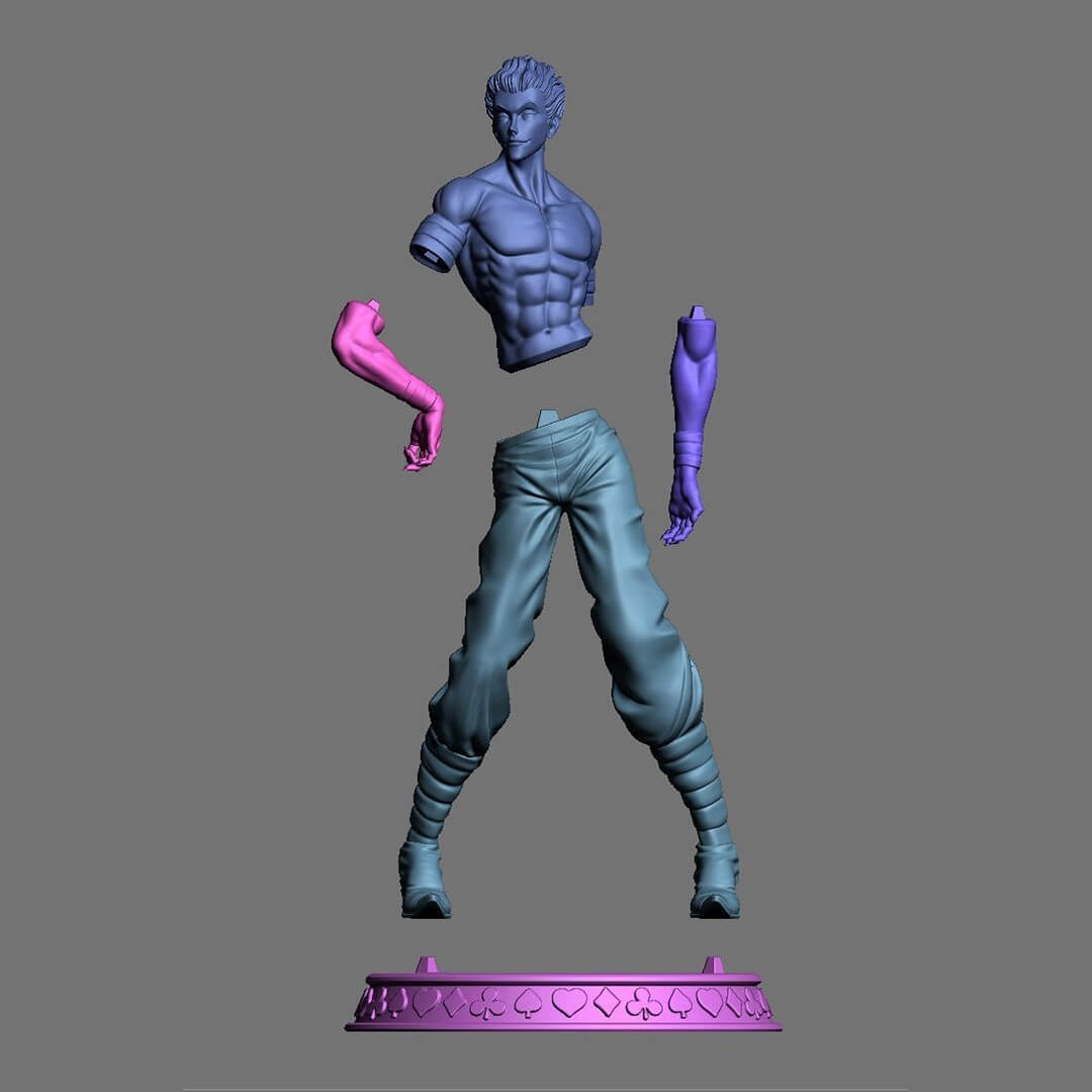 Hisoka Morow - Hunter X Hunter 3D Model by Tan Wan Lin Breda