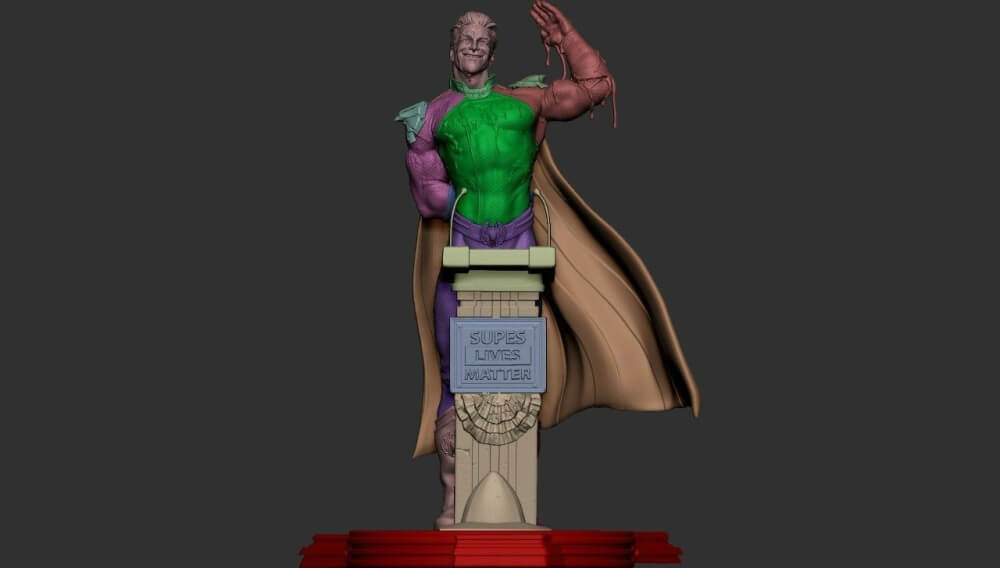 Homelander Statue - 3D Print Model by Tan Wan Lin Breda