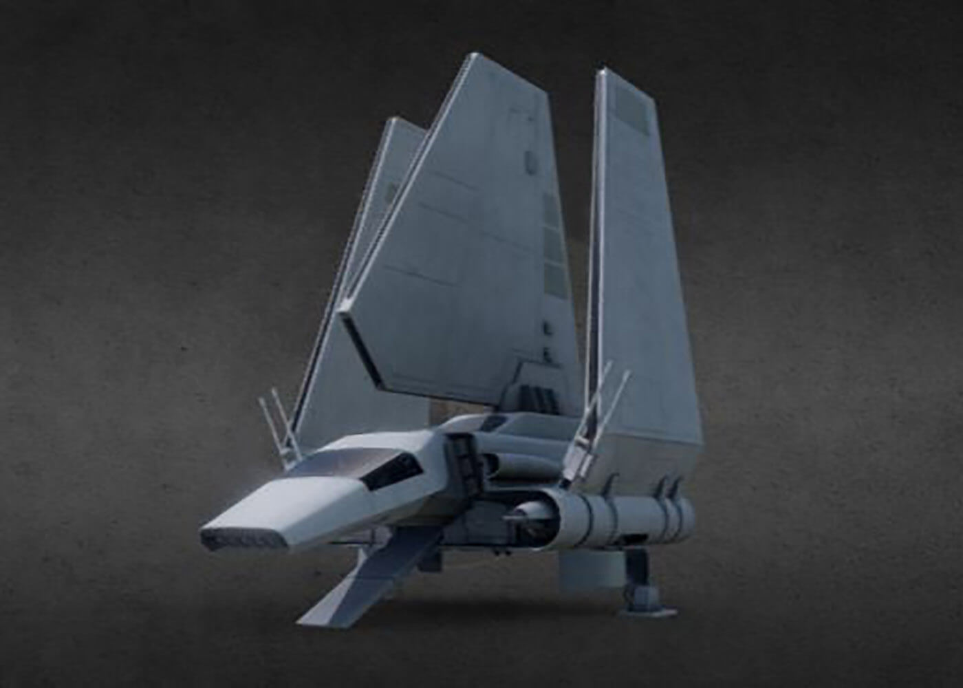 Imperial Lambda Shuttle - 3D Model by Tan Wan Lin Breda