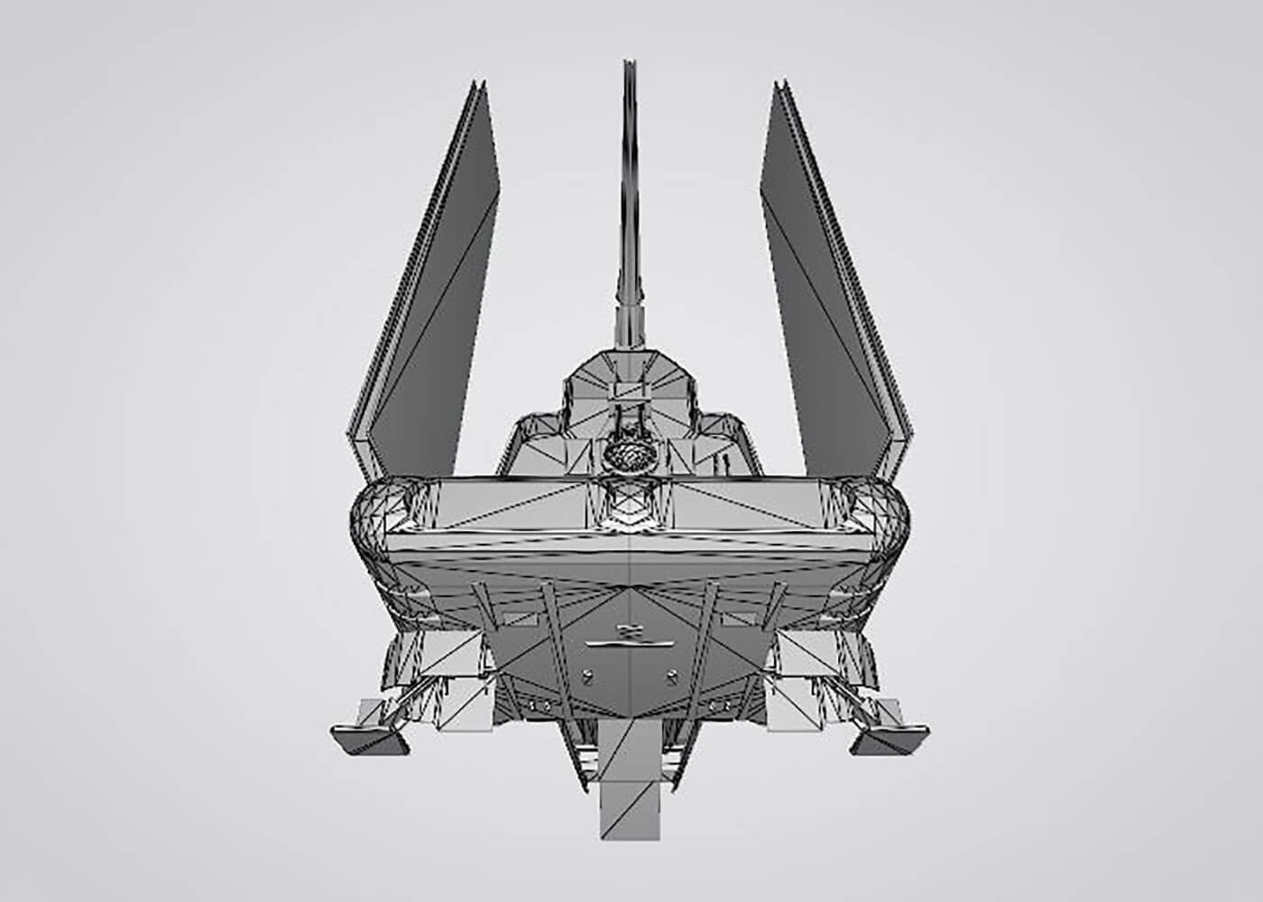 Imperial Lambda Shuttle - 3D Model by Tan Wan Lin Breda