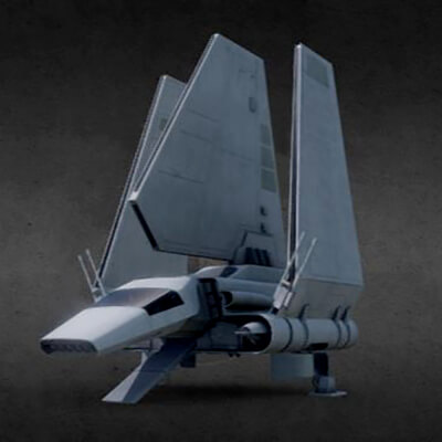 Imperial Lambda Shuttle - 3D Model by Tan Wan Lin Breda